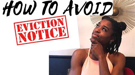 How To Avoid An Eviction Youtube
