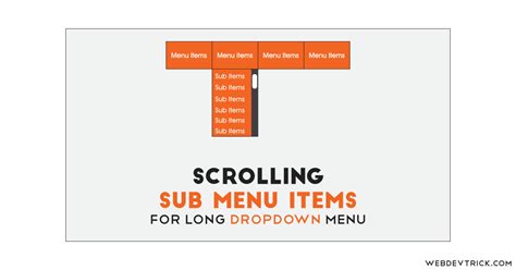 Scrolling Sub Menu Items For Long Dropdown Menu With JQuery CSS