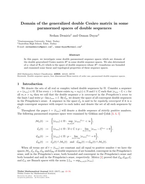 pdf domain of the generalized double ces `{a}ro matrix in some paranormed spaces of double