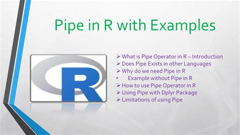 Pipe In R With Examples Spark By Examples