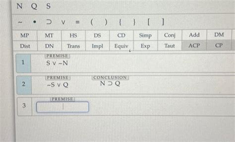Solved Useing The 18 Rules Of Inference To Derive The Chegg