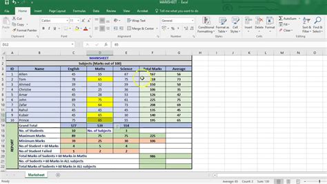 12 Excel FUNCTIONS Made Easy SUM SUMIF COUNT COUNTIF MAX MIN