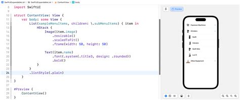 28 Building An Expandable List View Using OutlineGroup Mastering