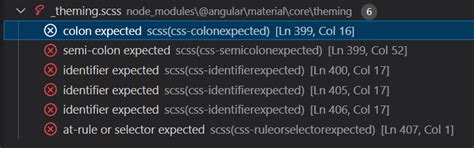 angular material core theming theming scss v15 0 3 problems · issue 26286 · angular