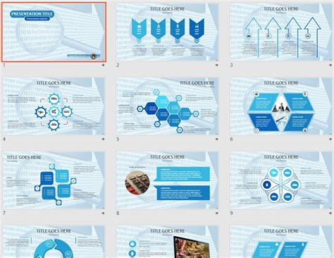 binary code java powerpoint template 58781 sagefox free powerpoint templates