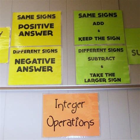 integer operations work mat with sea of zeros math love