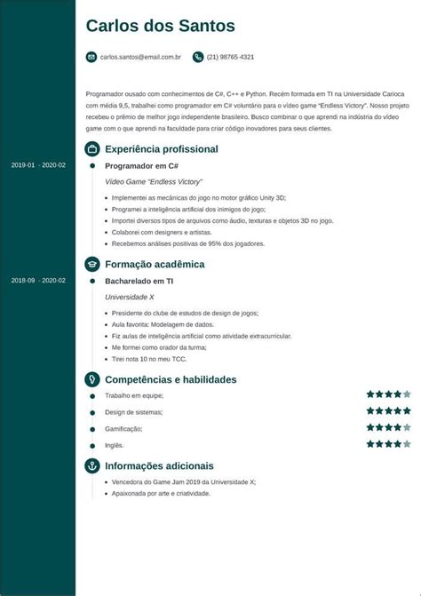Aprender Sobre 78 Imagem Qual O Melhor Modelo De Curriculo Br