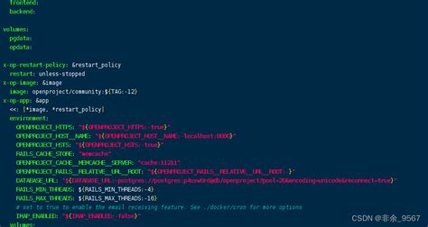 linux系统使用docker安装openproject12 openproject 安装 csdn博客