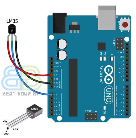 interfacing of lm35 with arduino in proteus isis the 55 off