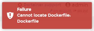 Using A Git Repository As Build Context Fails With Could Not Locate