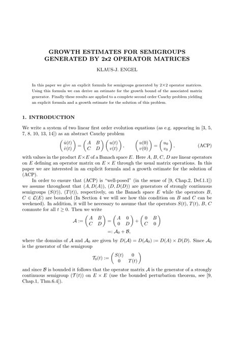 pdf growth estimates for semigroups generated by 2times 2 operator