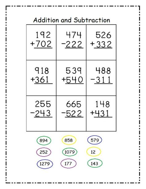 Addition And Subtraction Online Activity For Grade You Can Do The