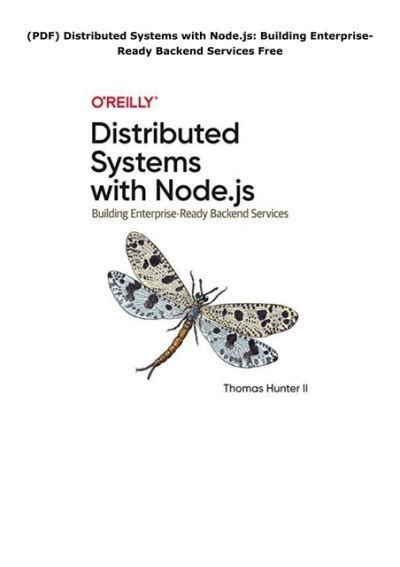 pdf distributed systems with node js building enterprise ready backend services free