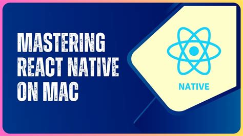 React Native Install React Native On MAC YouTube
