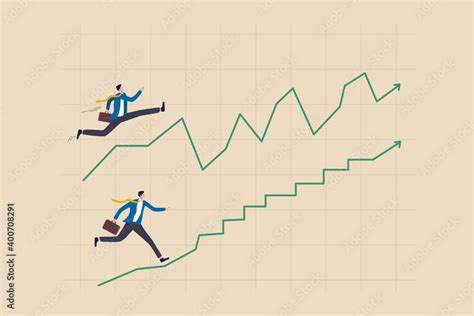 Vektorová grafika Career path or work successful ladder investment