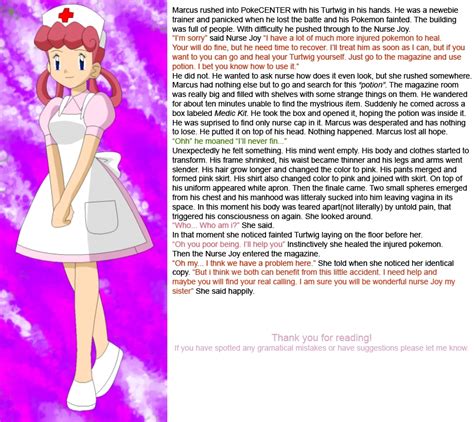 Nurse Joy Tg By Neverendingstupidity On Deviantart
