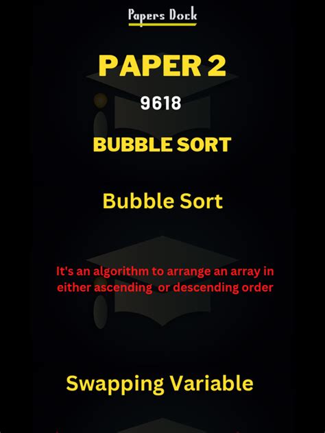 bubble sort pdf