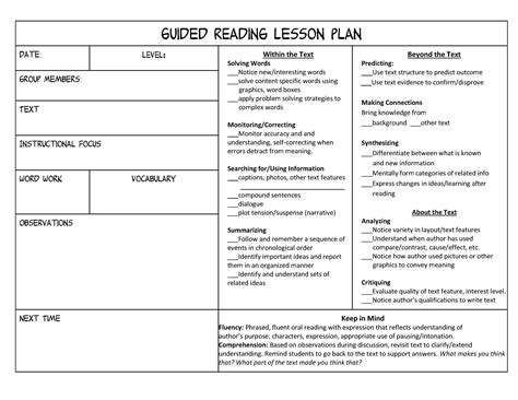 Close Reading Lesson Plan 3rd Grade