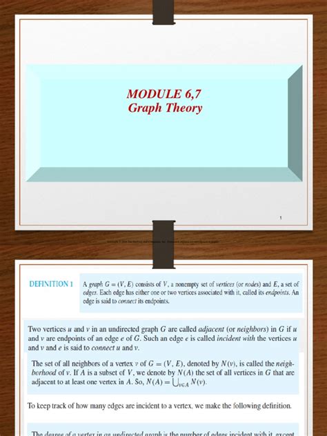 module 6 7 graph theory pdf graph theory mathematics