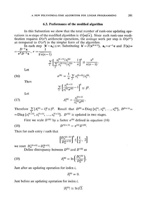 a new polynomial time algorithm for linear programming