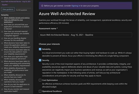 How To Use The Azure Well Architected Framework In Your Projects