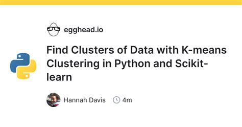 find clusters of data with k means clustering in python and scikit learn