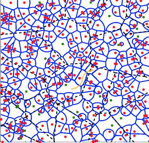 two tier weighted possion voronoi diagram representing a cellular download scientific diagram