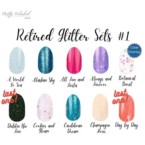 Color Street Retired Glitter Sets 100 Real Nail Polish Made In The USA