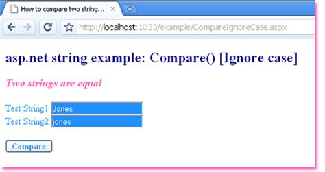 Agression Jet Traitement C String Compare Ignore Case C Ble Buffet Contre