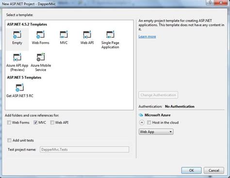 ASP NET MVC CRUD With Dapper Micro ORM