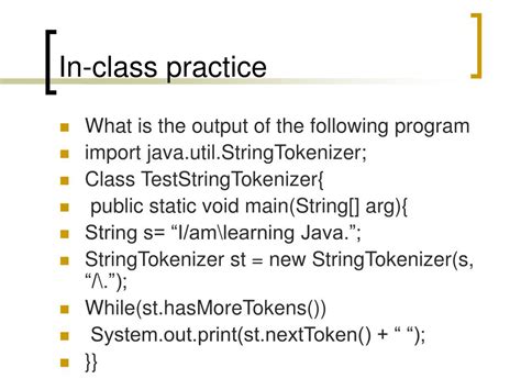 ppt stringbuffer class powerpoint presentation free download id 161280