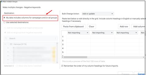 Upload Negative Keywords In Bulk With Google Ads Editor Karooya