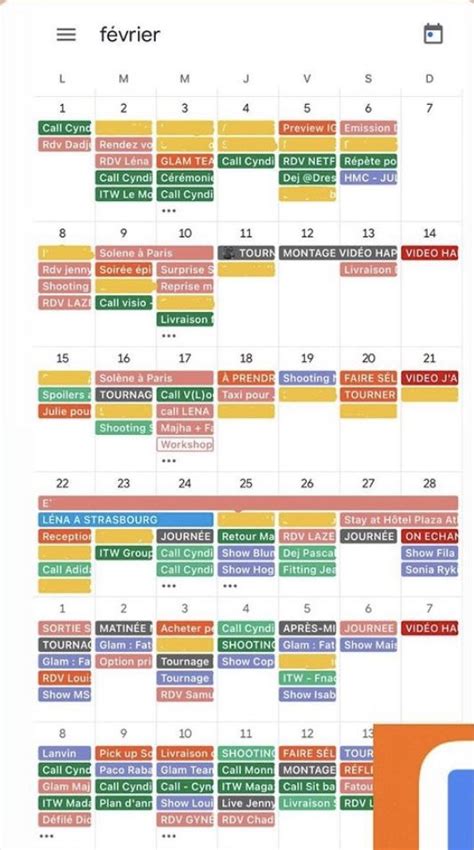 An Image Of A Calendar With The Date And Time For Each Month On It S Page