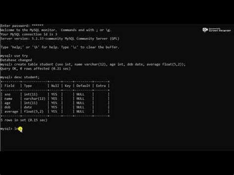 Basic Commands Of MySQL YouTube