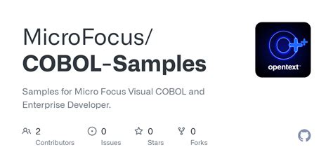 github microfocus cobol samples samples for micro focus visual cobol and enterprise developer
