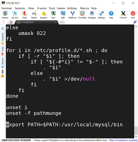 bash mysqld 未找到命令解决方案 编程猎人