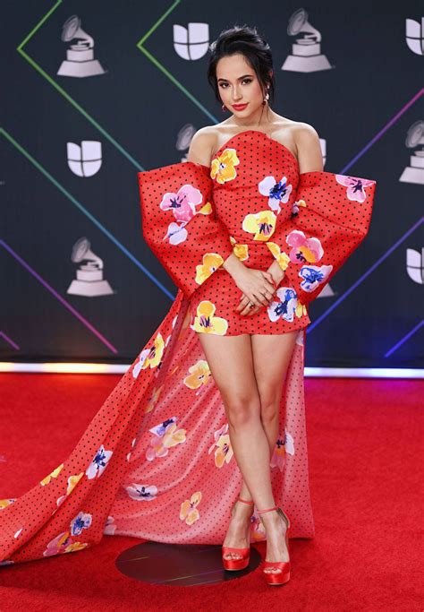 Download Becky G Lighting Up The Stage At The 22nd Latin Awards Wallpaper
