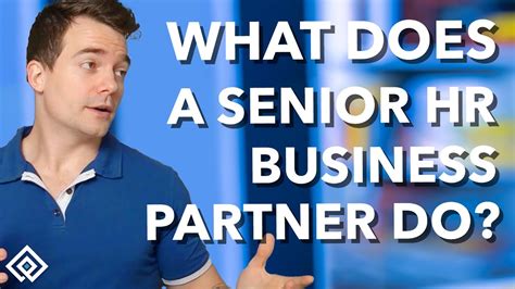 What Does A Senior HR Business Partner Do YouTube