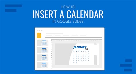 How To Insert A Calendar In Google Slides Step By Step Guide