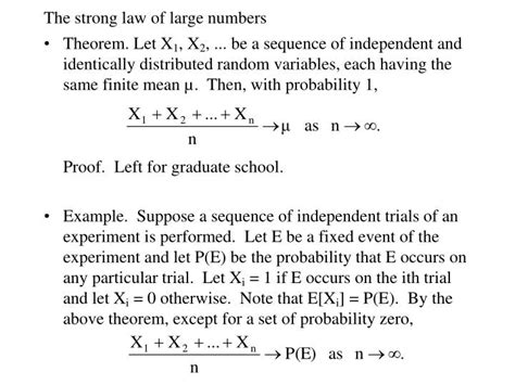 ppt the strong law of large numbers powerpoint presentation free download id 6108230