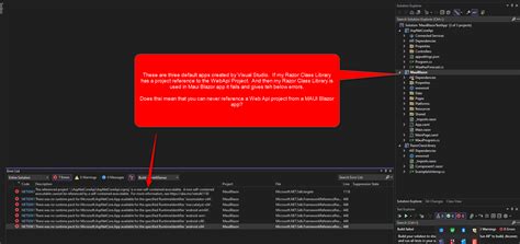blazor maui error adding razorclass library project reference stack overflow