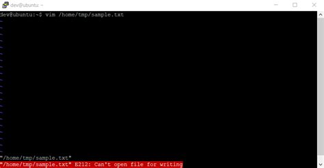3 Methods How To Fix Vim Can T Open File For Writing Error Etc