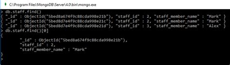 Uso Del Cursor En MongoDB Con Ejemplos Otro