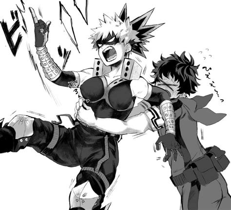 Genderbend Bakugou Katsuki And Midoriya Izuku Personajes De Anime Mejores Peliculas De Anime