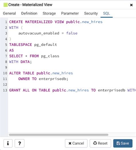 PgAdmin 4 Documentation