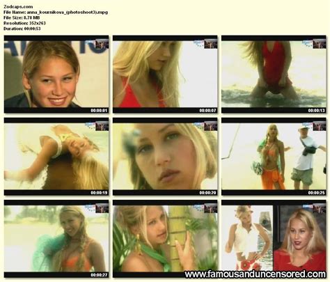 Photoshoot Anna Kournikova Nude Scene Celebrity Sexy Beautiful
