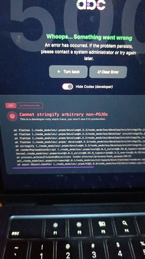 Javascript Nuxt Cannot Stringify Arbitrary Non Pojos Stack Overflow
