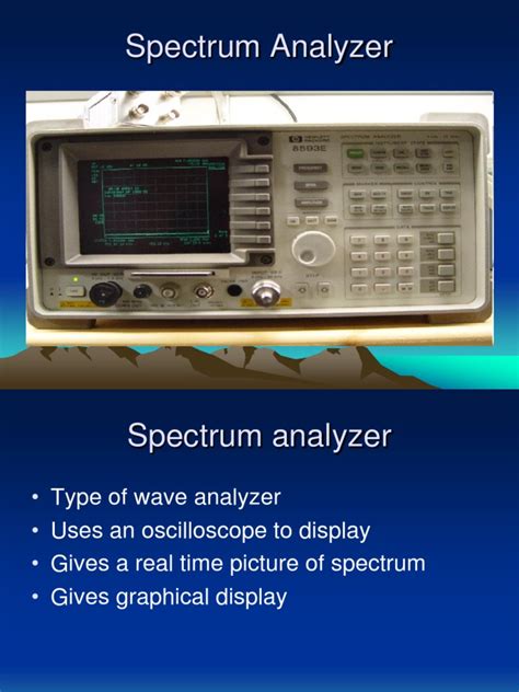 spectrum analyzer pdf sampling signal processing analog to digital converter