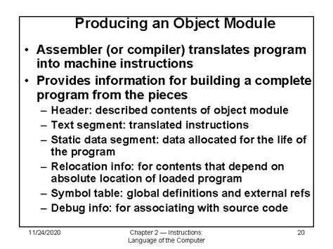 systems architecture lecture 9 assemblers linkers and loaders