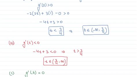 solved a find the open interval s on which the function is increasing and decreasing b